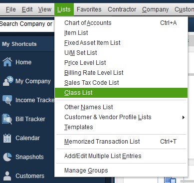 How Do I Manage Class Syncing in QuickBooks Desktop?